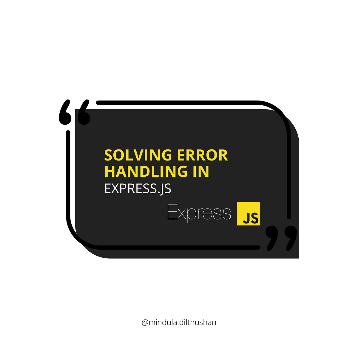 Solving Error Handling in Express.js | by Mindula Dilthushan | Medium