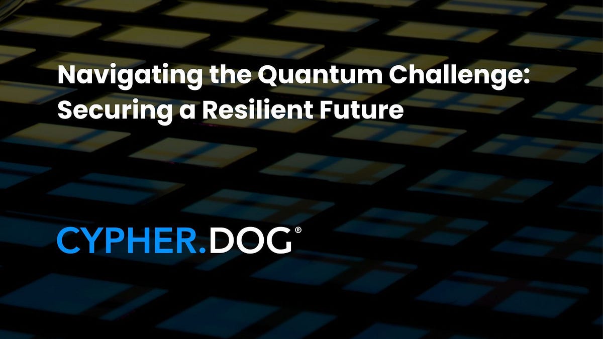 Navigating the Quantum Challenge: Securing a Resilient Future | by Cypherdog Security Inc. | Medium