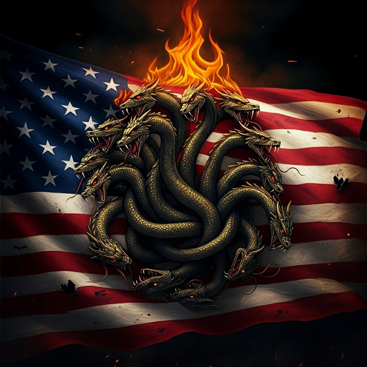 The Oligarchy’s Ouroboros:. How American Power Devours Itself | by Adam ...