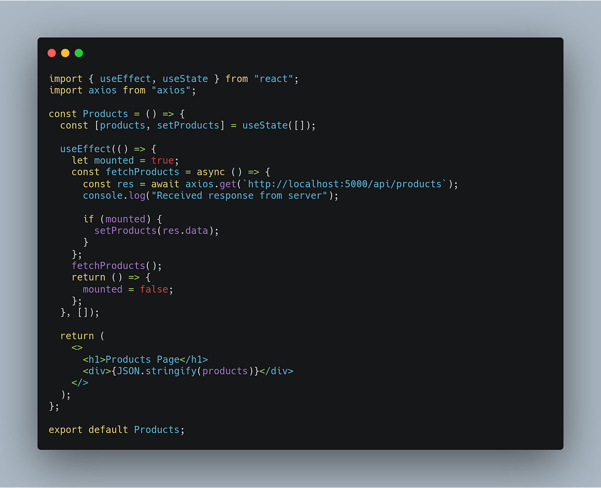 Cancel Axios request on component unmount | React.js (Hooks) | by ...