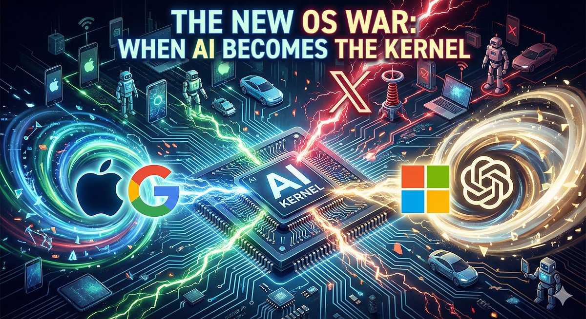 The New OS War: When AI Becomes the Kernel | by Adir Traitel | Medium