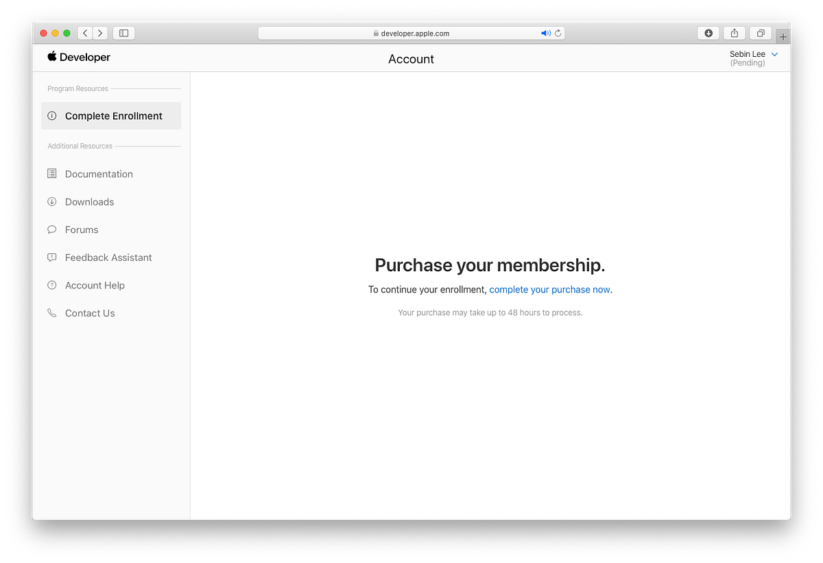 Apple Developer Program 없이 아이폰에 RN앱 빌드하기 | by Sebin Lee | Medium