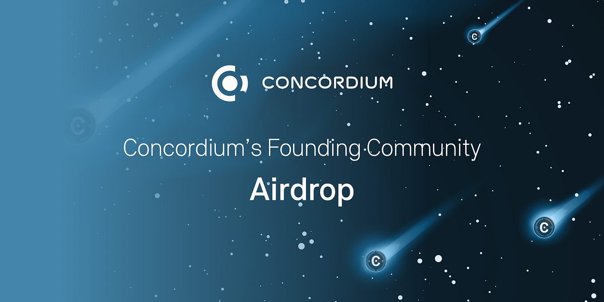 Concordium’s Founding Community Airdrop is here! | by Concordium ...