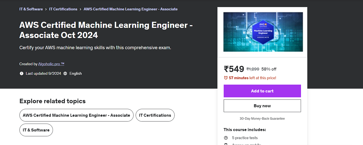 🧠How I Passed the AWS Certified Machine Learning Engineer — Associate MLA-C01 in 2 Weeks | by ...