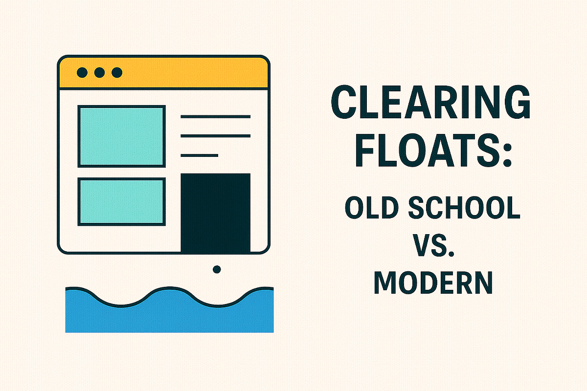 Clearing Floats: Old School vs. Modern | by CodeByUmar | Jul, 2025 | JavaScript in Plain English