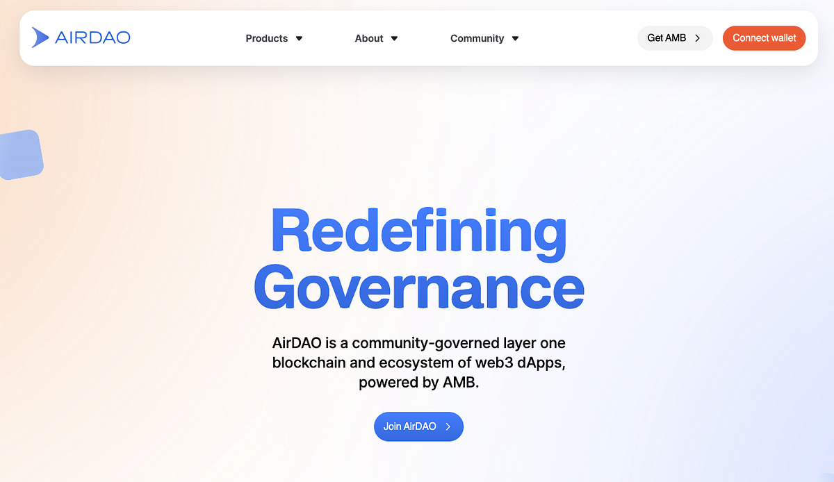 AIRDAO Our layer-one blockchain is ultra-secure and lightning-fast ...