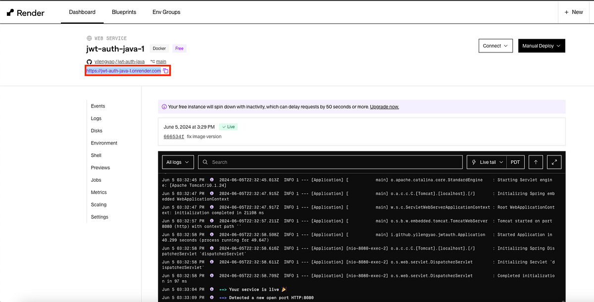 Free Web Application Hosting on Render | by Yileng Yao | Jun, 2024 | Medium
