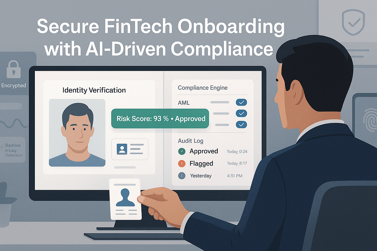 Secure FinTech Onboarding with AI‑Driven Compliance | by Roman Fedytskyi | Sep, 2025 | Medium