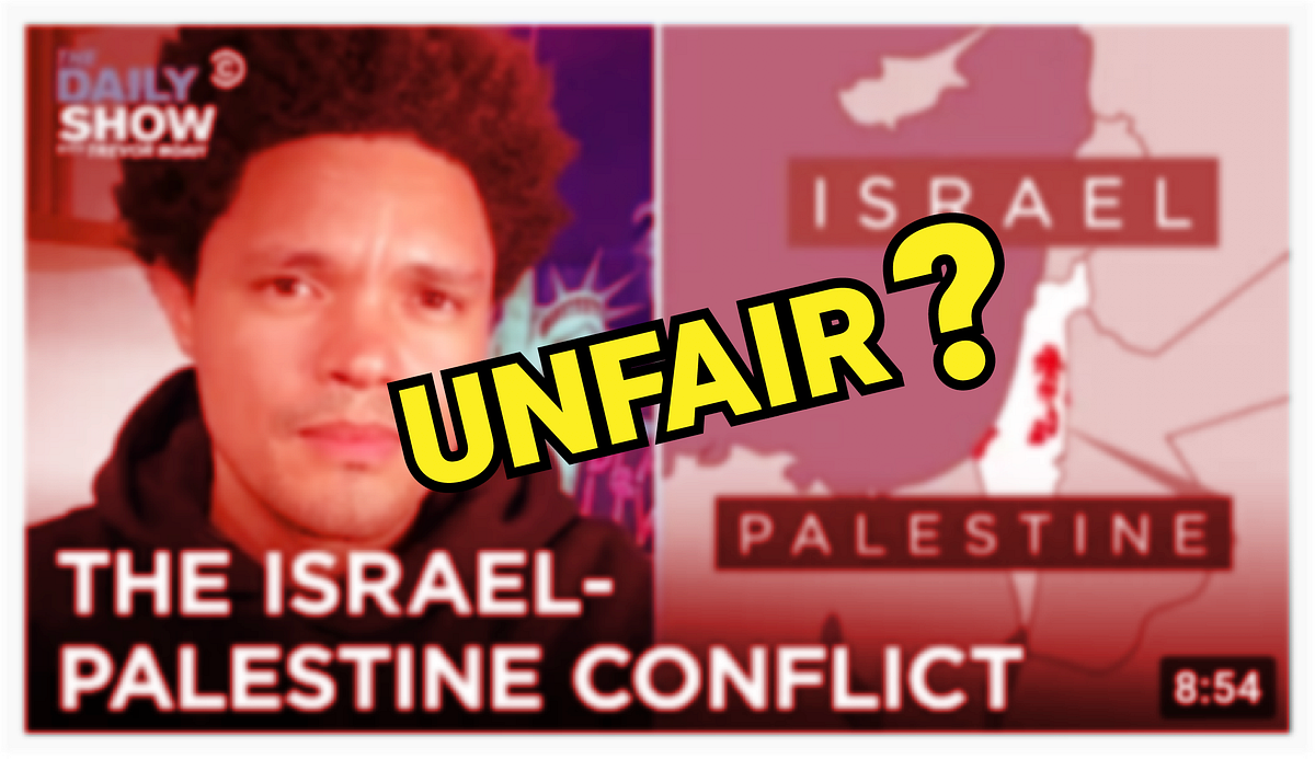 Trevor Noah’s Unfair Question. I have at least a half dozen issues ...