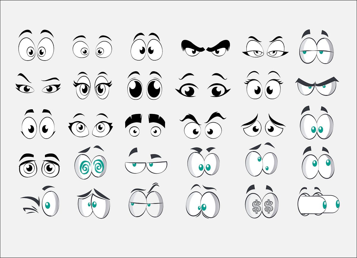 Eyes Vectors bundle, SVG, PNG, DXF | by Joseph Barr | Jun, 2024 | Medium