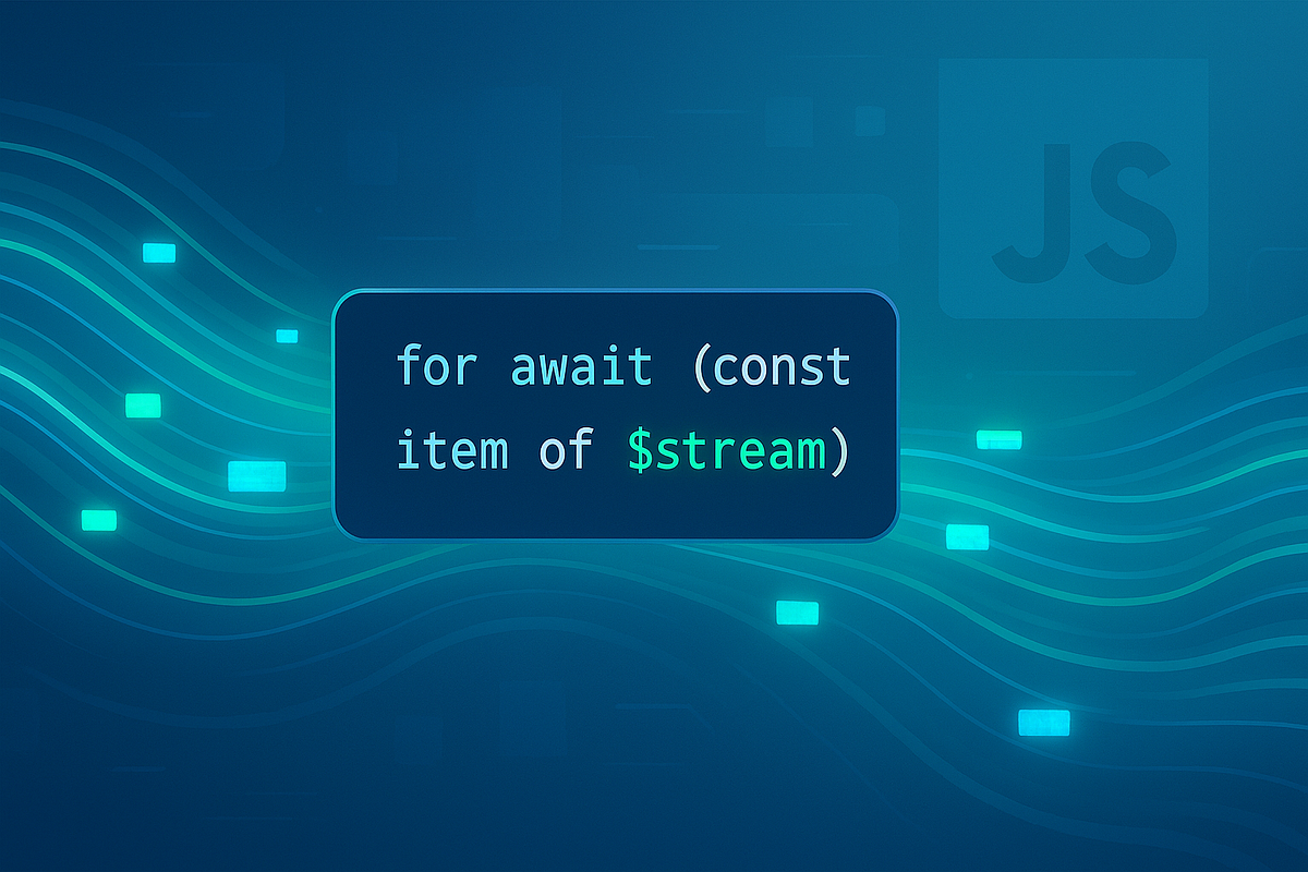 Async Iterators in JavaScript: The Future of Data Streams | by Kaushalsinh | Sep, 2025 | Medium