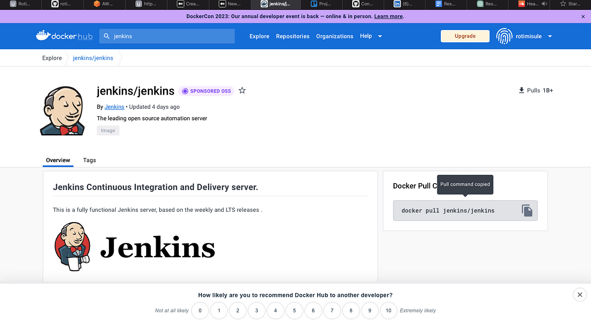 Creating Docker Container With Jenkins Using Docker Compose By Rotimi Sule Medium