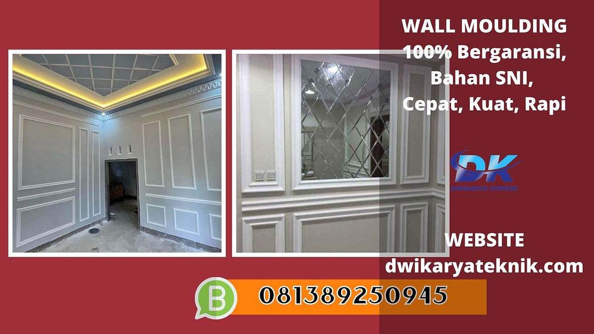 BERGARANSI, Wa 081325890945 Pemasangan Wall Moulding Jogja ...
