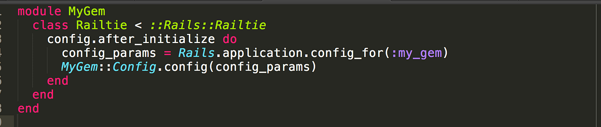 Using rails config in gem. tl;dr | by An Vo | Medium