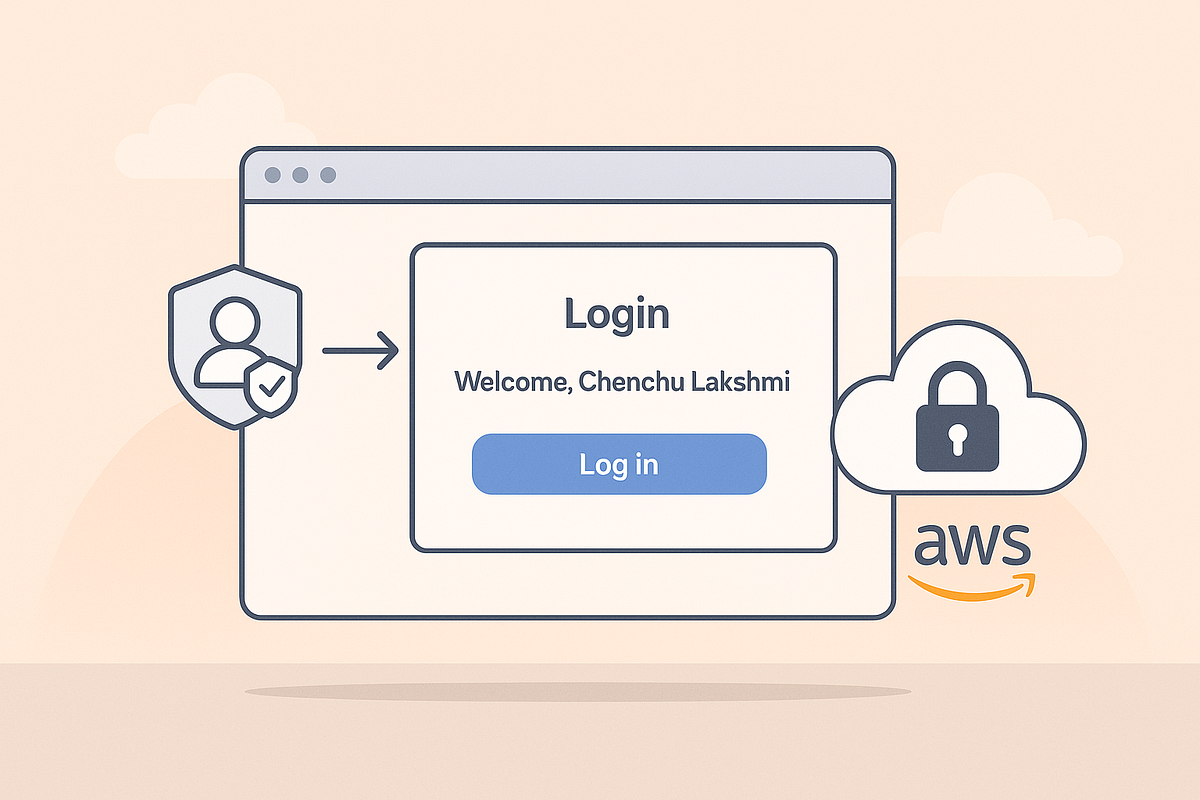 🛡️ End-to-End AWS Cognito Login for Static Frontend — Displaying the ...