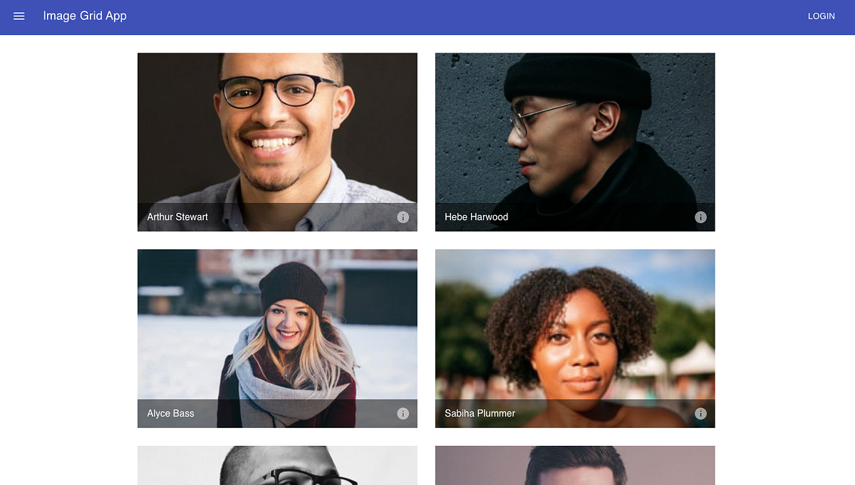 Building an Image Grid Web App with React and Material.UI | by Jwahir ...