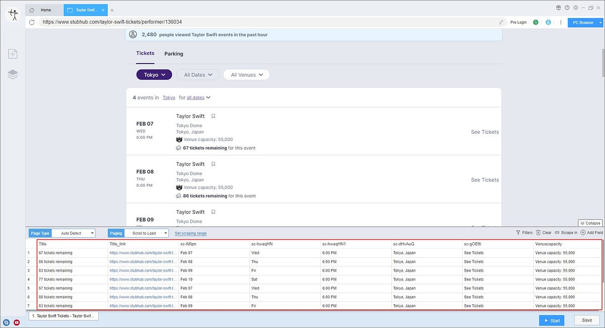 Scraping ticket data from Stubhub using ScrapeStorm | by ScrapingCat | Medium