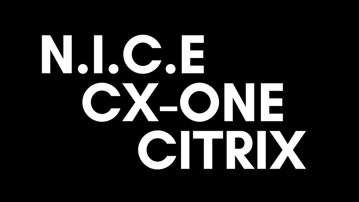 A Work Around to fix the Audio Issue That NICE CX One Has With Citrix ...