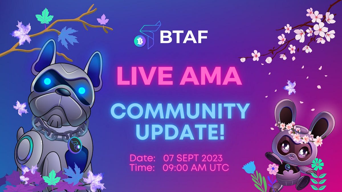 🍂💐 September 7th AMA details - BTAF token - Medium