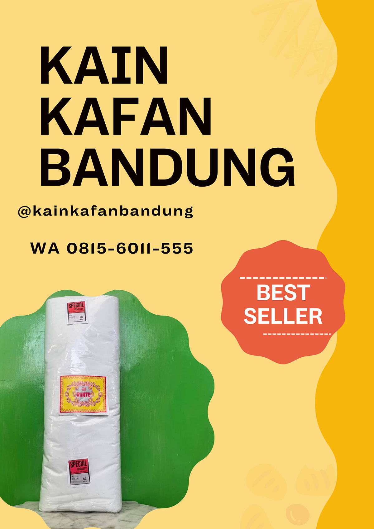 Kain Kafan ORIGINAL BANDUNG Regol WA 0815–6011–555 | by ...