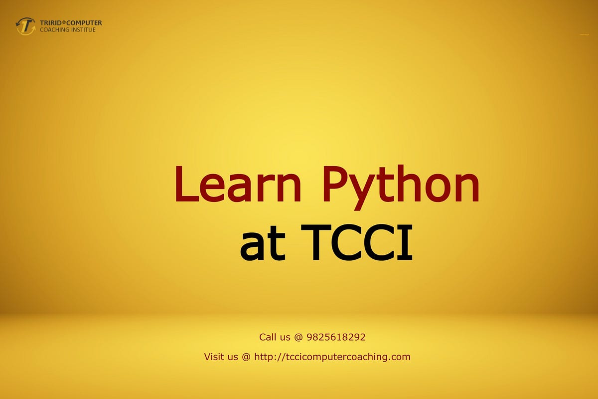 Learn Python At Tcci Python Is A Multi Pattern Language By Rosario