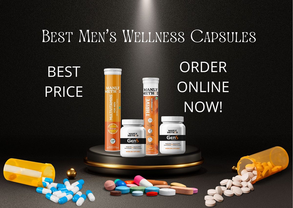 Unlock Peak Performance with the Best Men’s Wellness Capsules: Order ...
