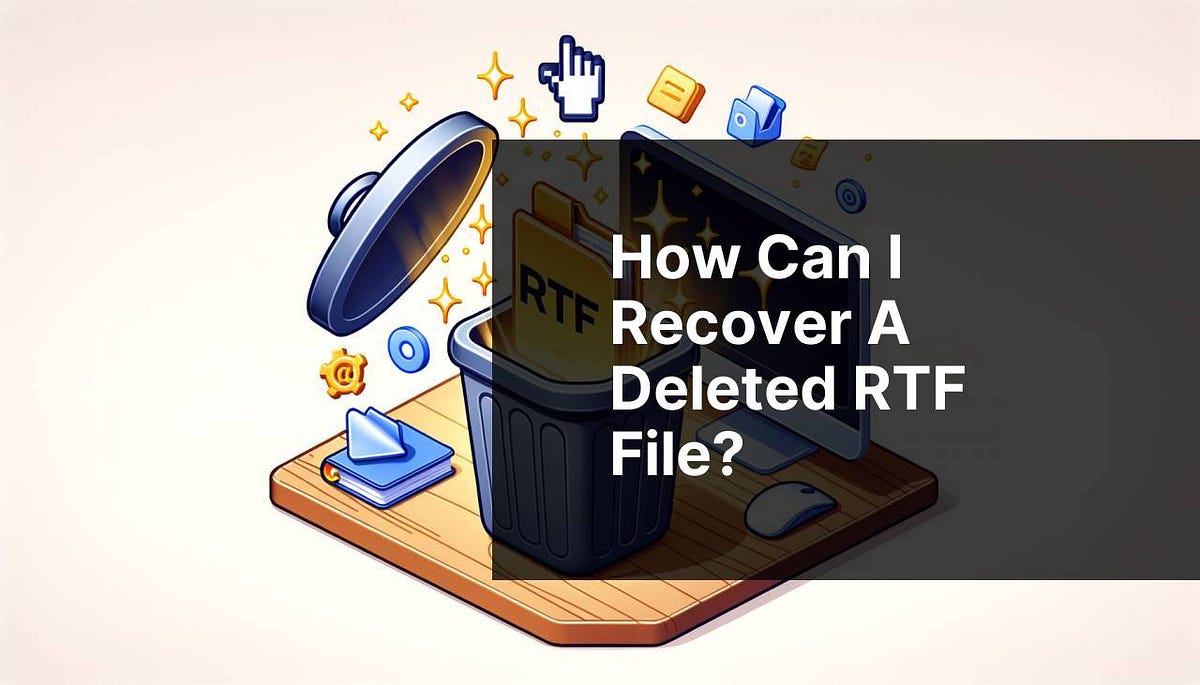 How can I recover a deleted RTF file? | by Best Software for Mac, Windows & iOS Apps | Medium