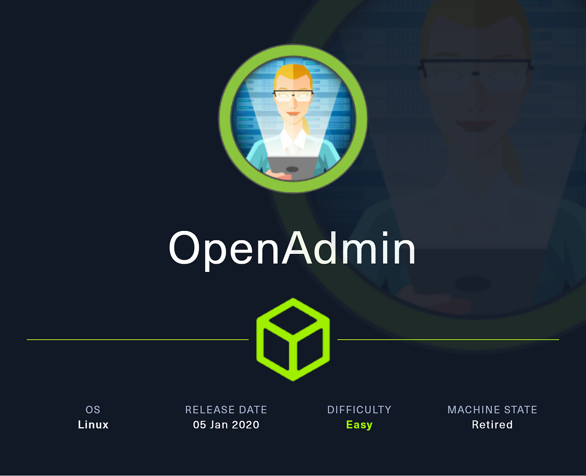 Hack The Box OpenAdmin Writeup: [Linux][Retired] | by Vignesh P | Jan, 2025 | Medium