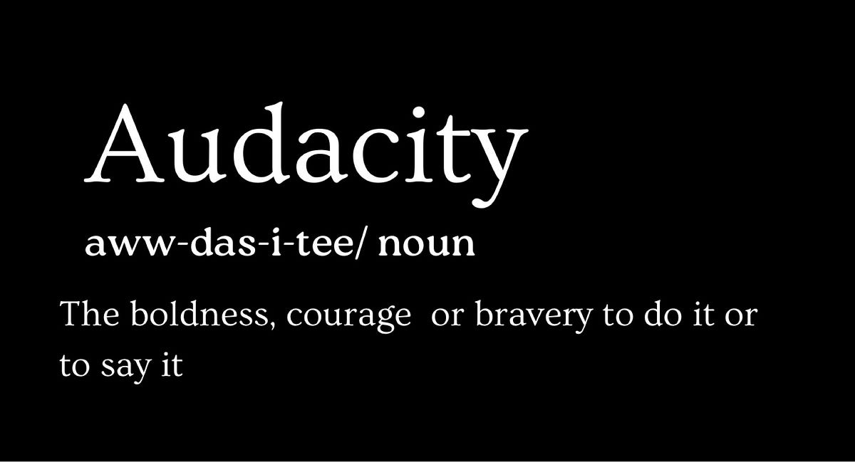 Lessons from Audacity. The art of making your path | by Lucie Chihandae ...