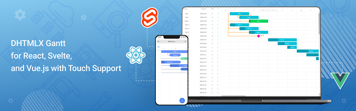 Whats New In Dhtmlx Gantt Libraries For React Vue And Svelte V11