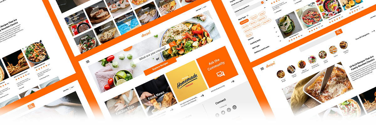Allrecipes UX Design Study: Redesigning the Most Popular Cooking Site ...