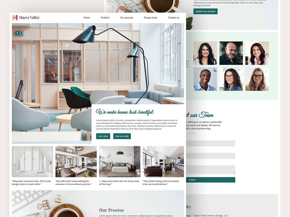 Redesigning a website for an interior design agency with Webflow: A ...