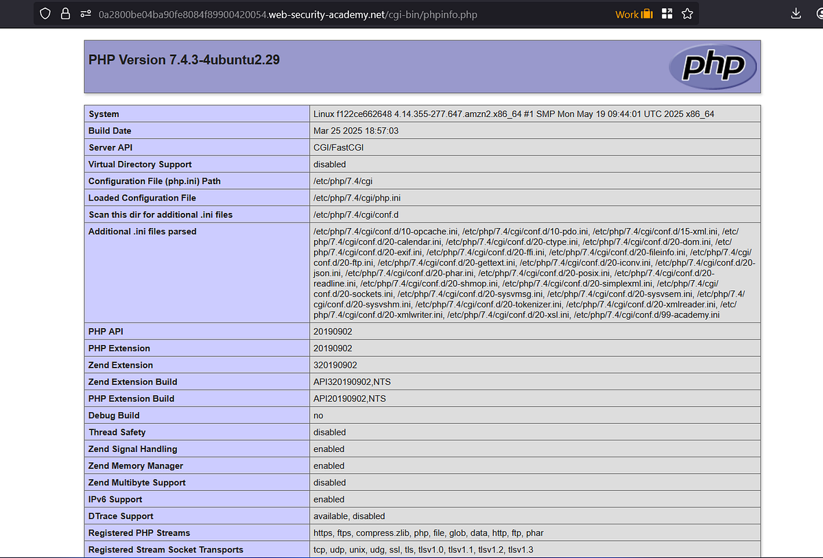 Information Disclosure part-2 : debug page | by Ahmad Sopyan | Medium