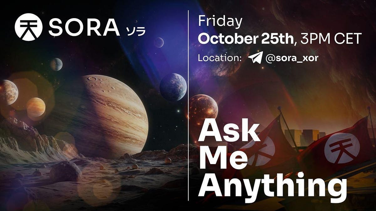 Orderbook/ALT AMA Recap. On Friday, October 25th, SORA… | by SORA | SORA | Oct, 2024 | Medium