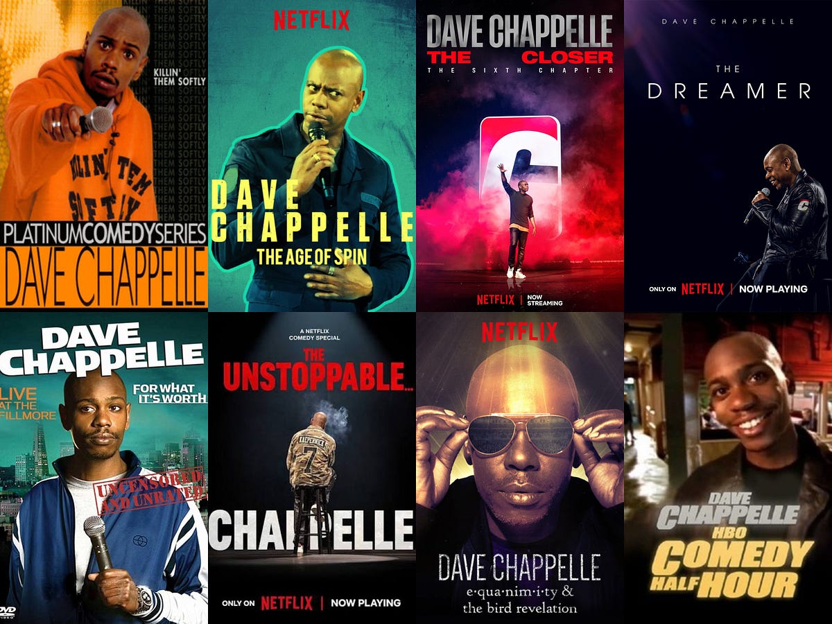Ranking Dave Chappelle’s Stand-Up Comedy Specials | by DAR Sports Media ...