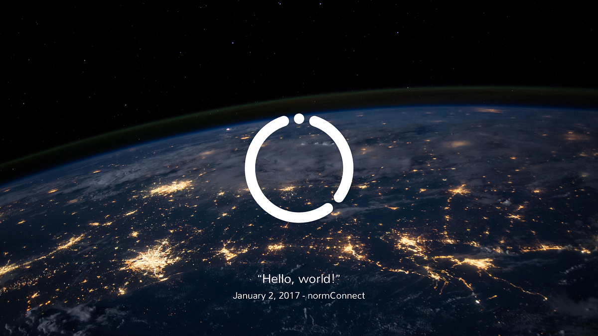 “Hello, world!” - norm. January 2nd marks the inaugural… | by Jacques ...