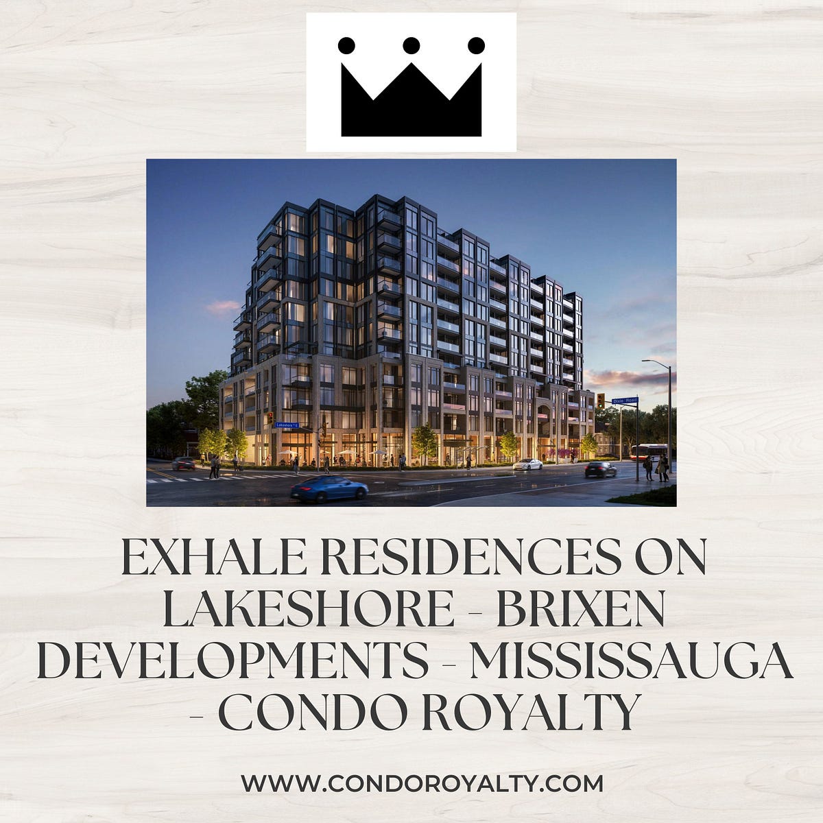 Exhale Residences on Lakeshore — Brixen Developments — Mississauga — Condo Royalty - Condo ...