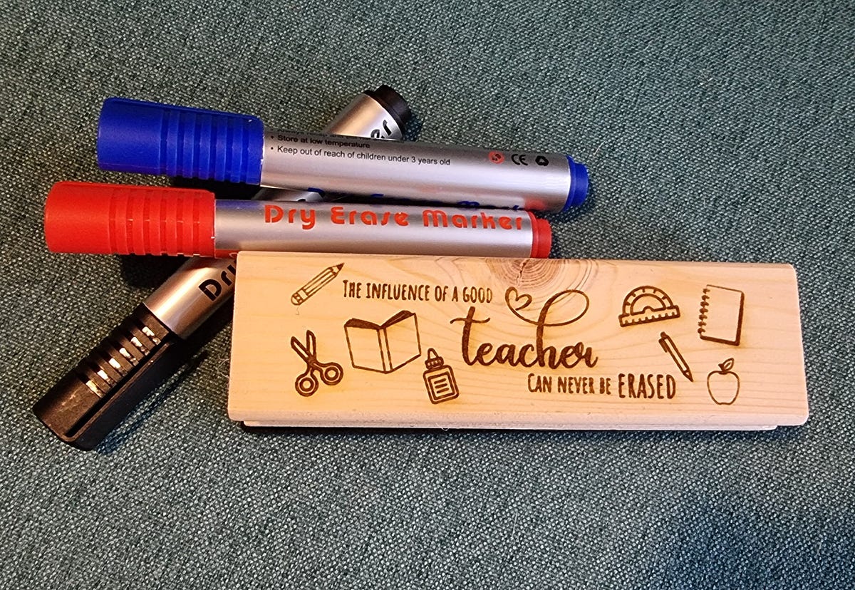 The influence of a good teacher can never be erased — Eraser & Marker ...