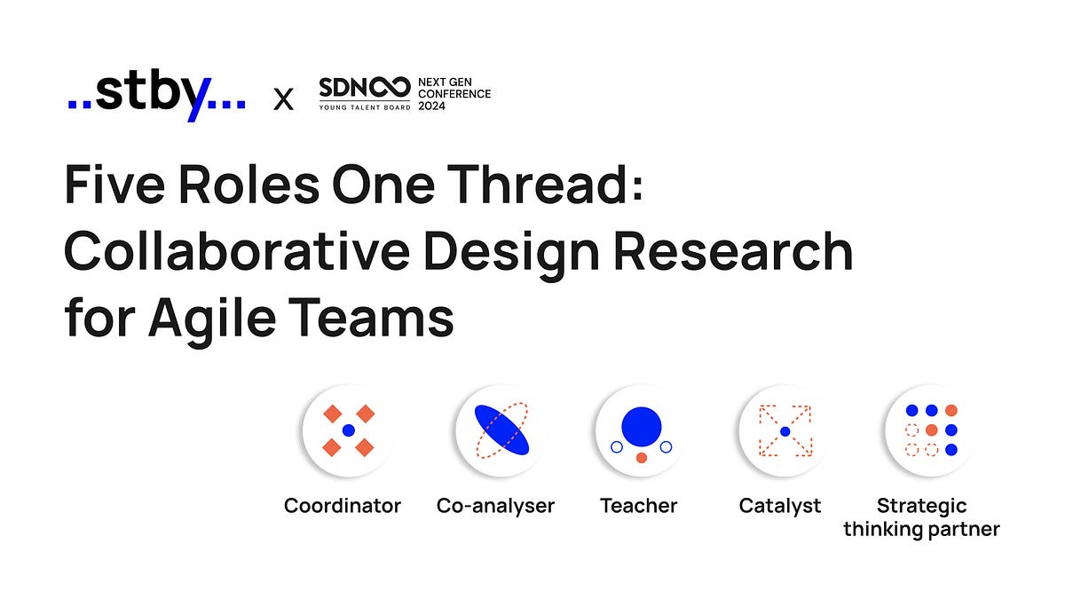Five Roles One Thread: Collaborative Design Research for Agile Teams ...