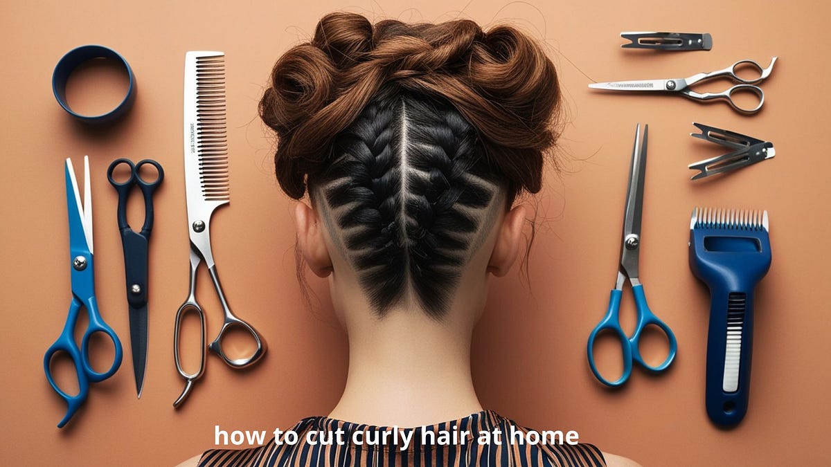 How To Cut Curly Hair At Home. Cutting curly hair at home can feel ...