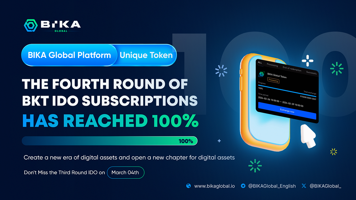BIKA Global Token: Fourth Round of Subscription Ends | by BIKAGlobal ...
