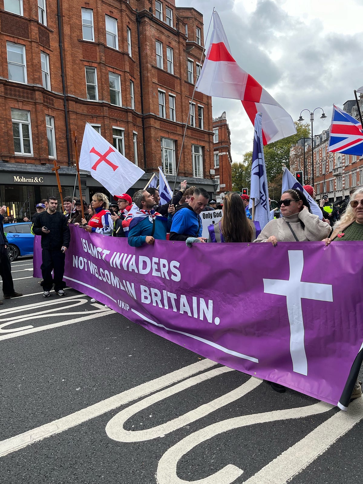 Watching A Far-Right Crusade. What I saw at UKIP’s march through… | by ...