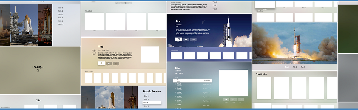 Apple TV UI Templates (Sketch). We are releasing a set of Sketch… | by ...