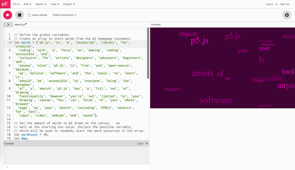 Open-Source Software Contributor Workshop: p5.js Editor #1 | by Processing Foundation | Apr ...