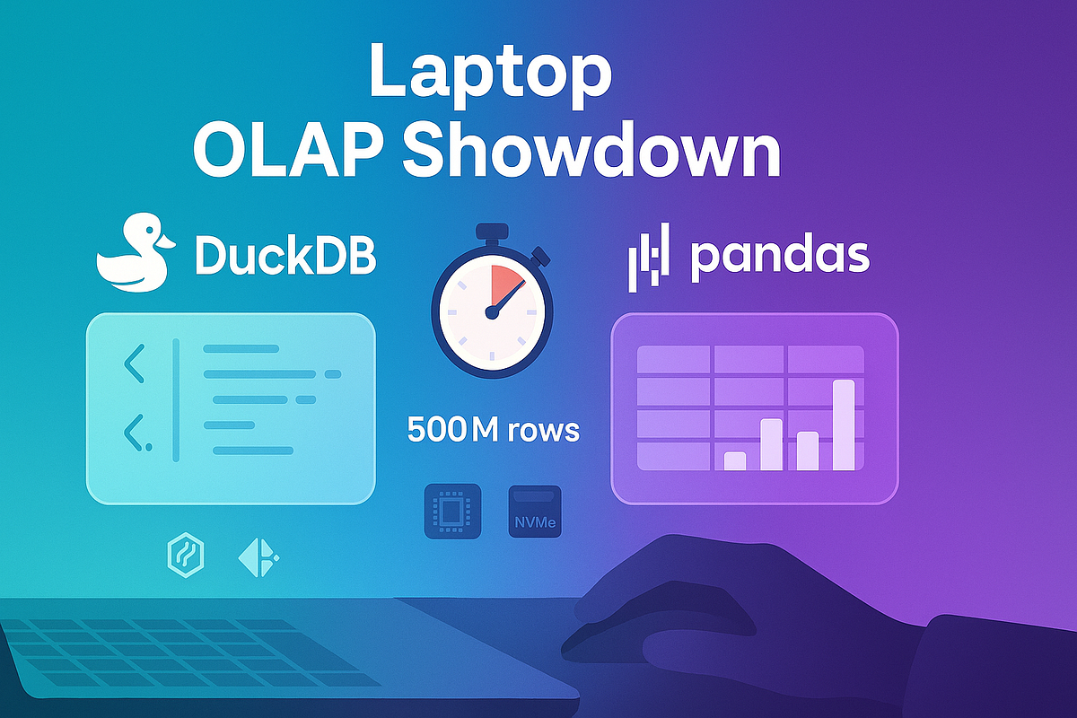 DuckDB vs Pandas at 500M Rows: Laptop Showdown | by Bhagya Rana | Sep ...