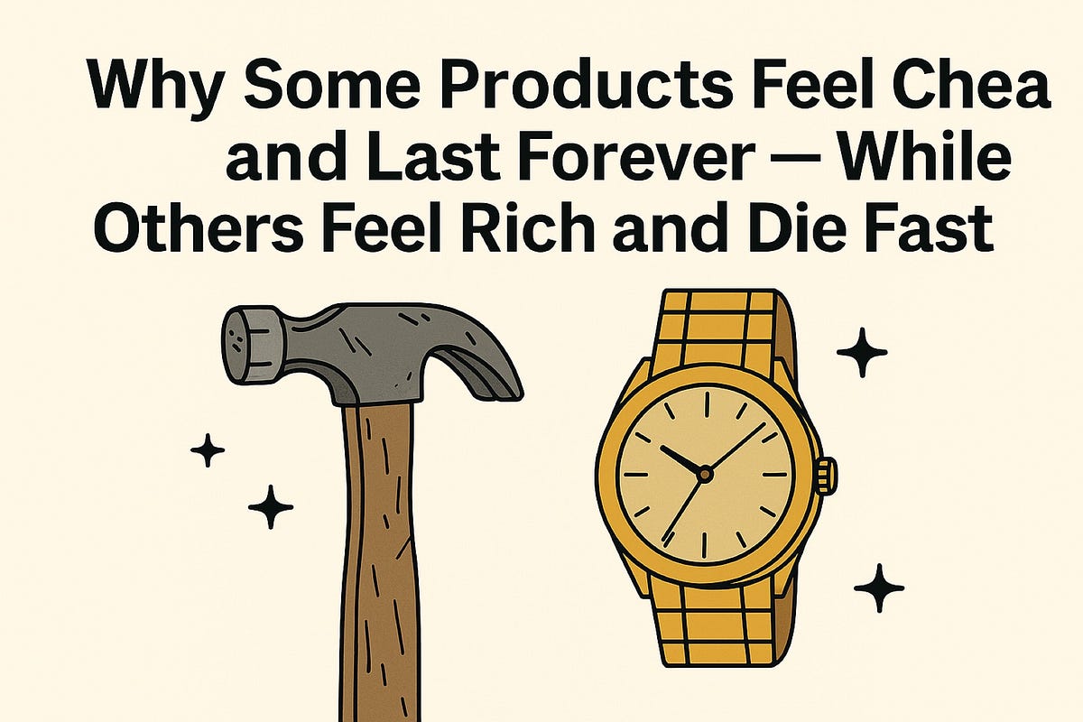 Why Some Products Feel Cheap and Last Forever – While Others Feel Rich ...