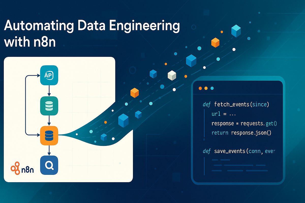 Automating Data Engineering with n8n (Without Drowning in Custom Code) | by Quaxel | Medium