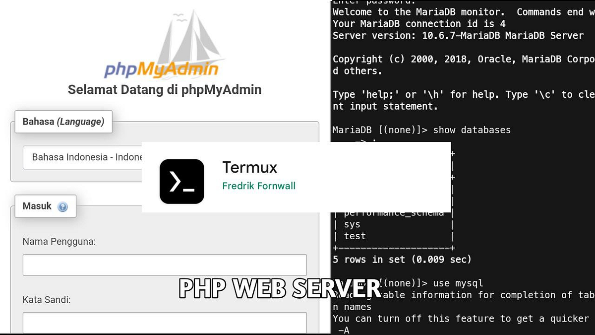 Tutorial: Setup/Install PHP WEB Server On Termux Android (Indonesia) | by davins | Medium