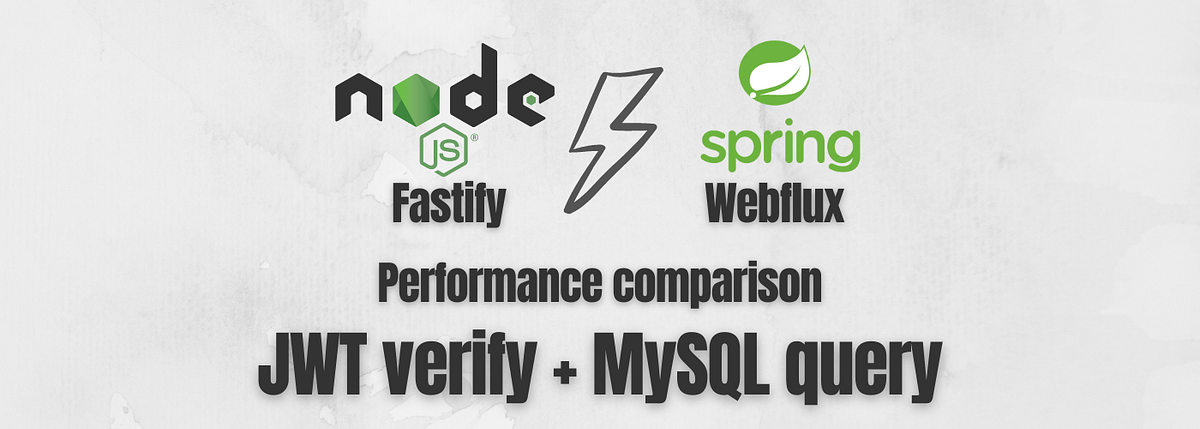 Node.js (Fastify) vs SpringBoot Webflux: Performance comparison for JWT verify and MySQL query ...