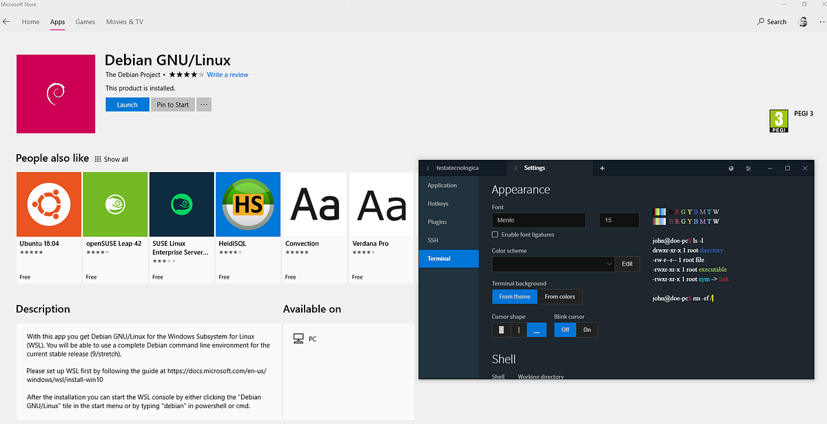 Installare un ambiente di sviluppo Linux su Windows 10 (WSL) | by ...